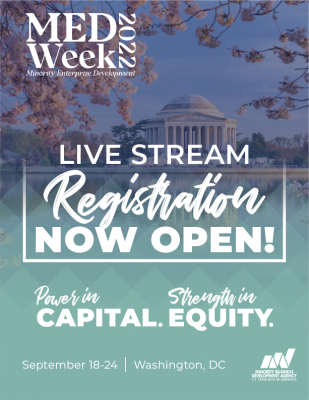 MED-Week2022-LiveStream | Minority Business Development Agency
